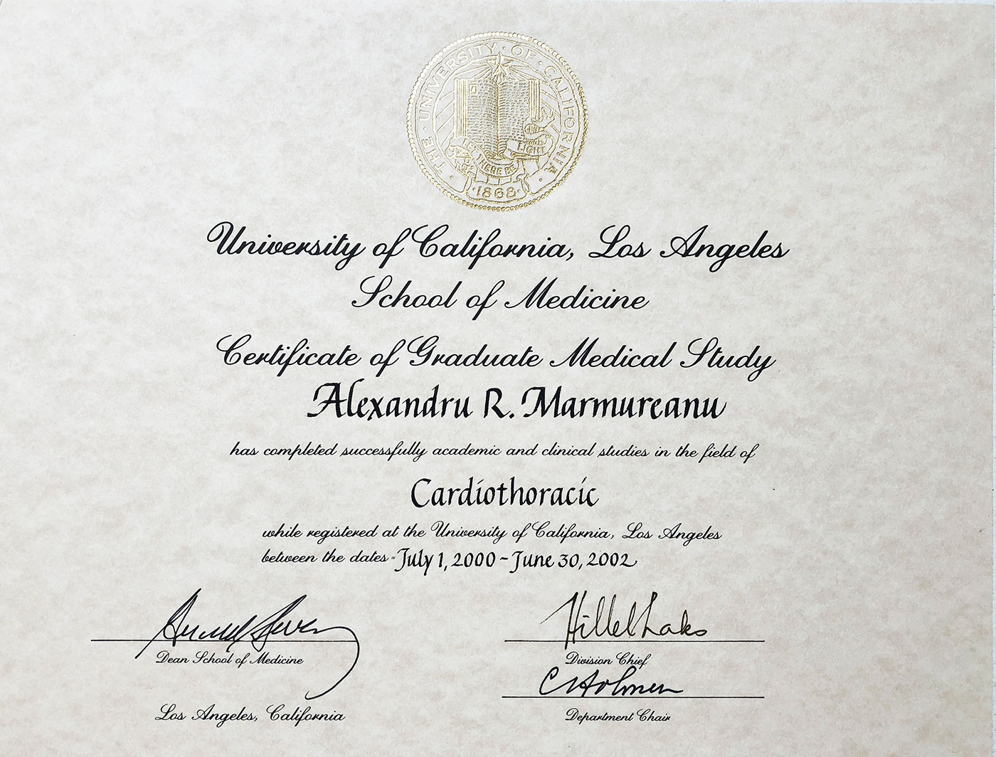 Ucla Undergraduate Diploma